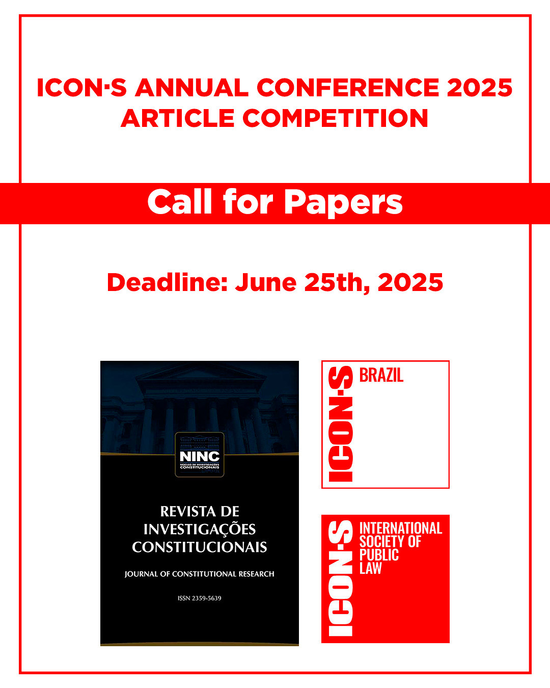 ICON•S Annual Conference 2025 Article Competition - ICON•s